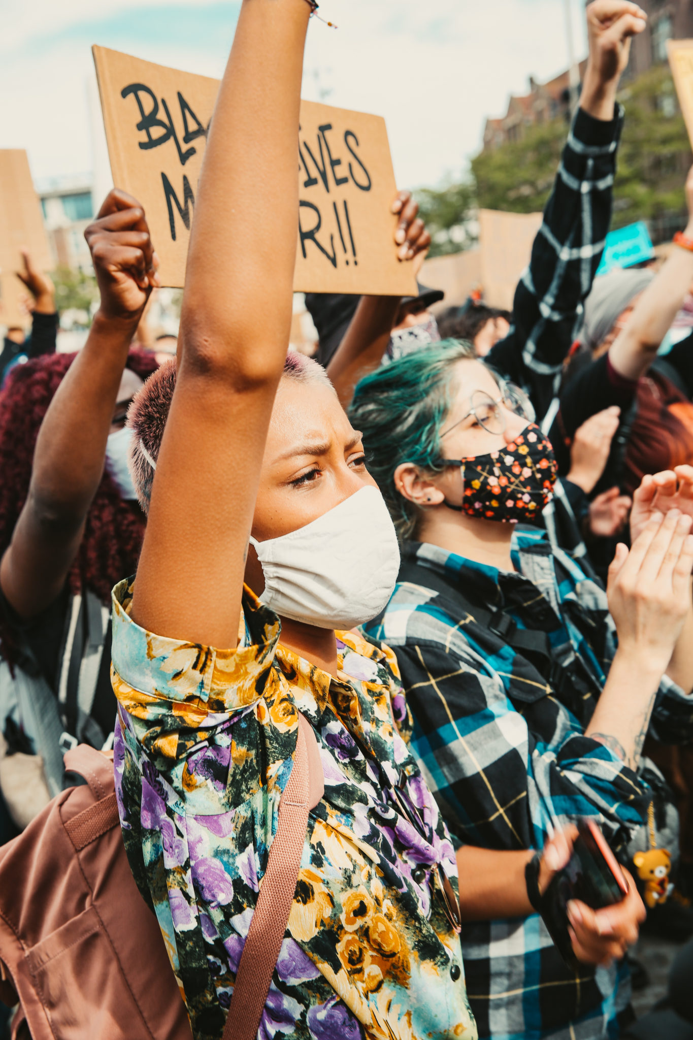 Black Lives Matter protest on Dam Square on June 1, 2020 - Corona in ...